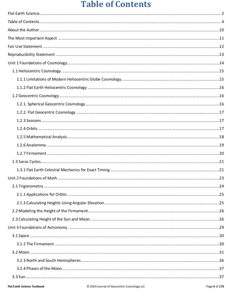 Flat Earth Science Textbook (PDF eBook) – Flat Earth University Store