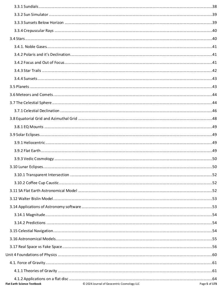 Flat Earth Science Textbook (PDF eBook) – Flat Earth University Store